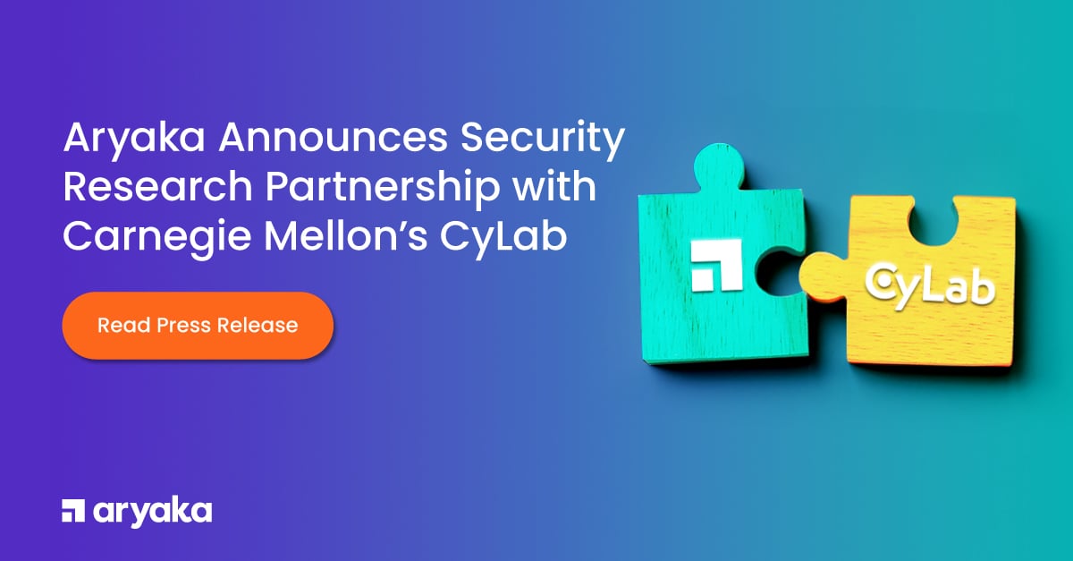 Aryaka Announces Security Research Partnership with CyLab