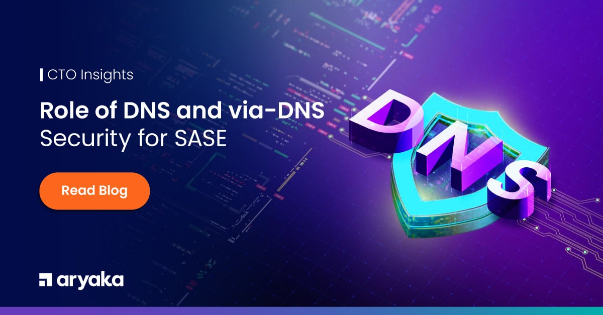 Role Of DNS-level Security For SASE | Aryaka Blog