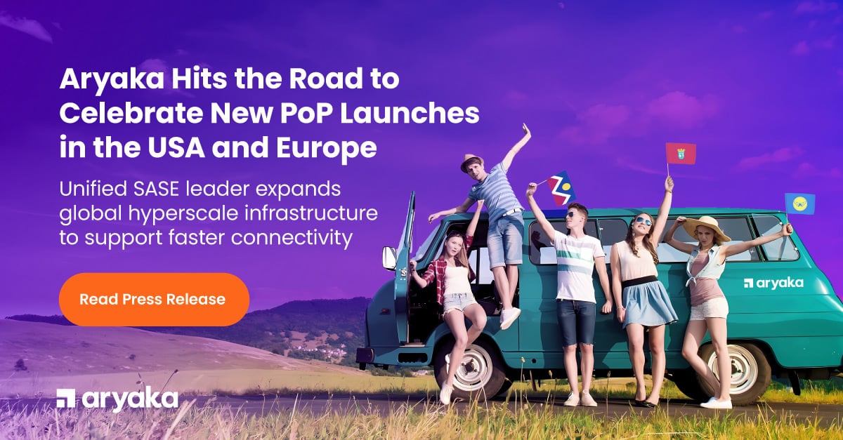 Title: Global Roadshow Celebrating Aryaka's New PoP Launches