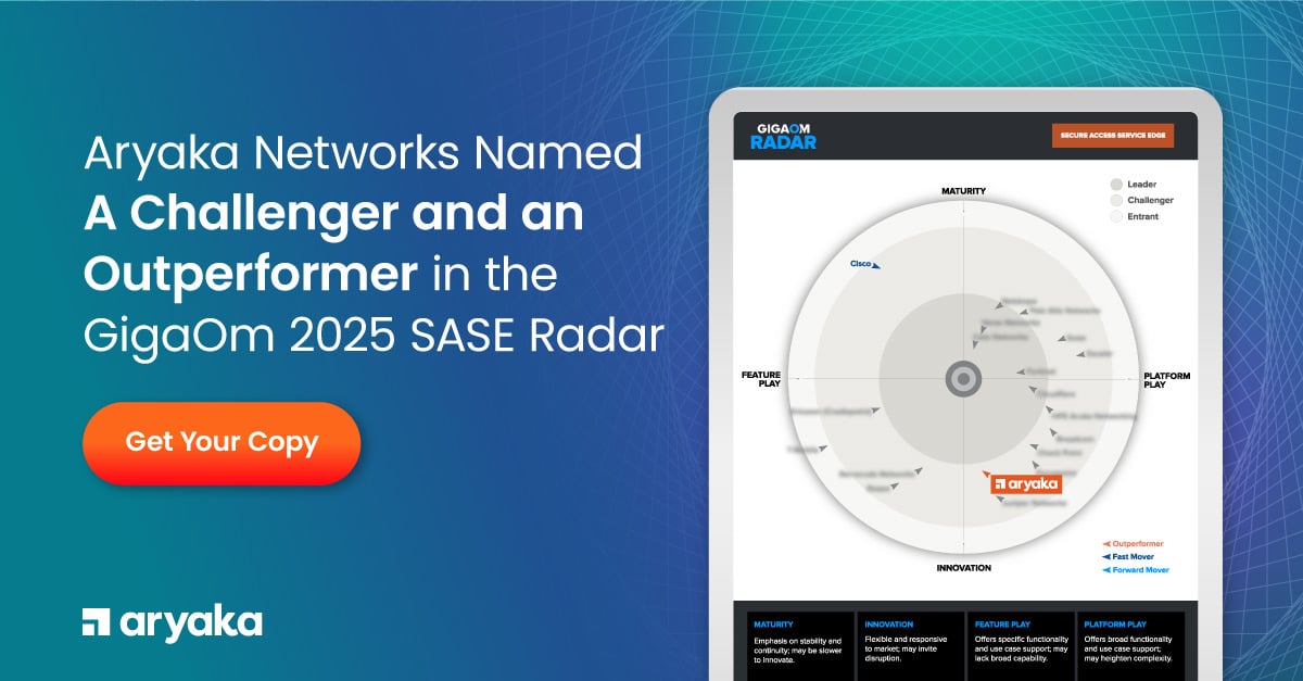 Aryaka Named Challenger And Outperformer In GigaOm 2025 SASE Radar