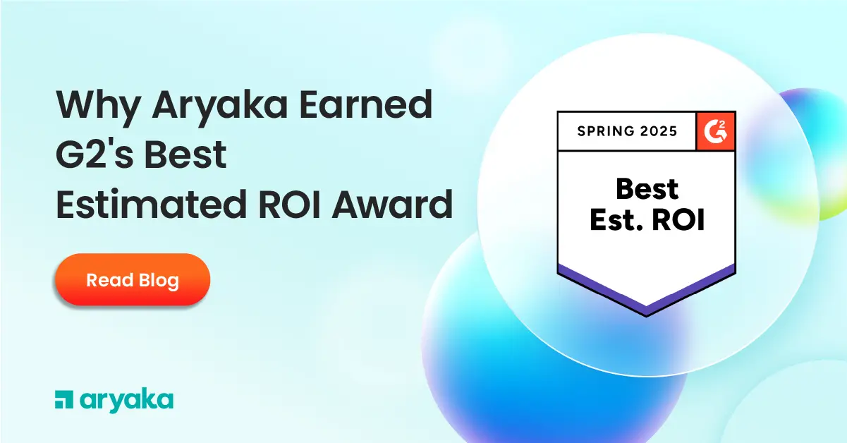 Aryaka Wins G2 Best Estimated ROI Award: 113% ROI With Unified SASE As ...